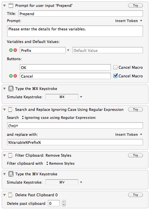 Text Processing Macros - Macdrifter Text Processing Macros - Macdrifter